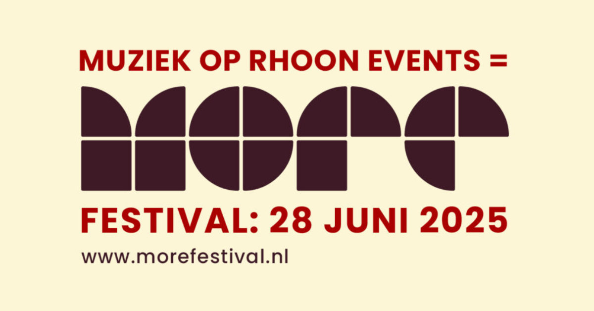 MORE Festival, 28 juni 2025 Albrandswaard